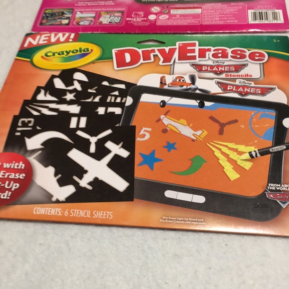 Crayola | Toys | Crayola Dry Erase Stencils New Hello Kittydisney ...